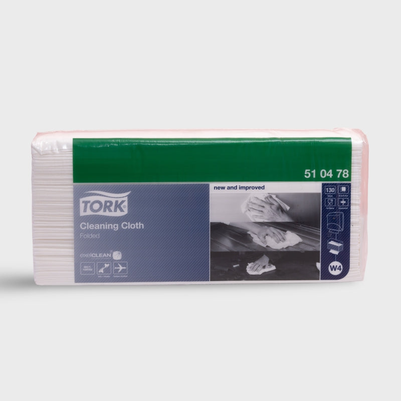 Tork Cleaning Cloths (5x Packs in Carton | 130x Sheets Per Pack